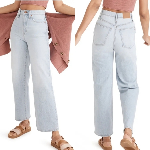 Madewell | Jeans | Madewell The Perfect Vintage Wide Leg Cropped Jeans ...